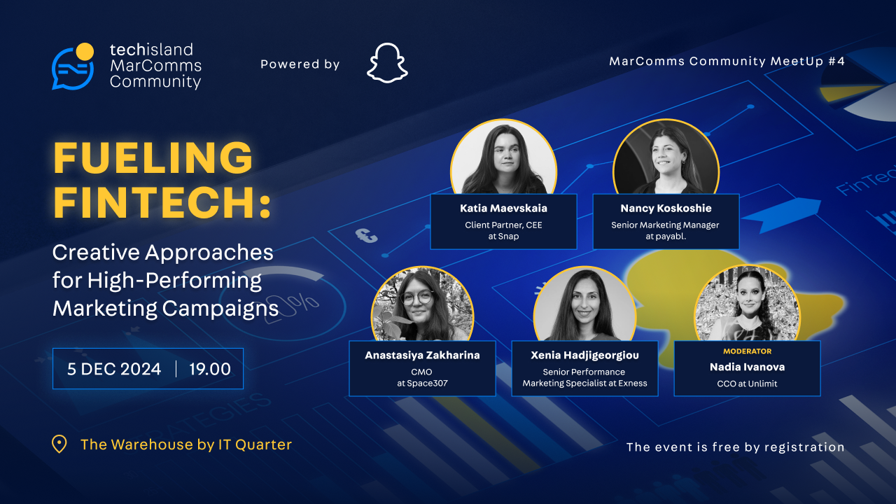 4th TechIsland MarComms Community Meetup, powered by Snap Inc.! | TechIsland